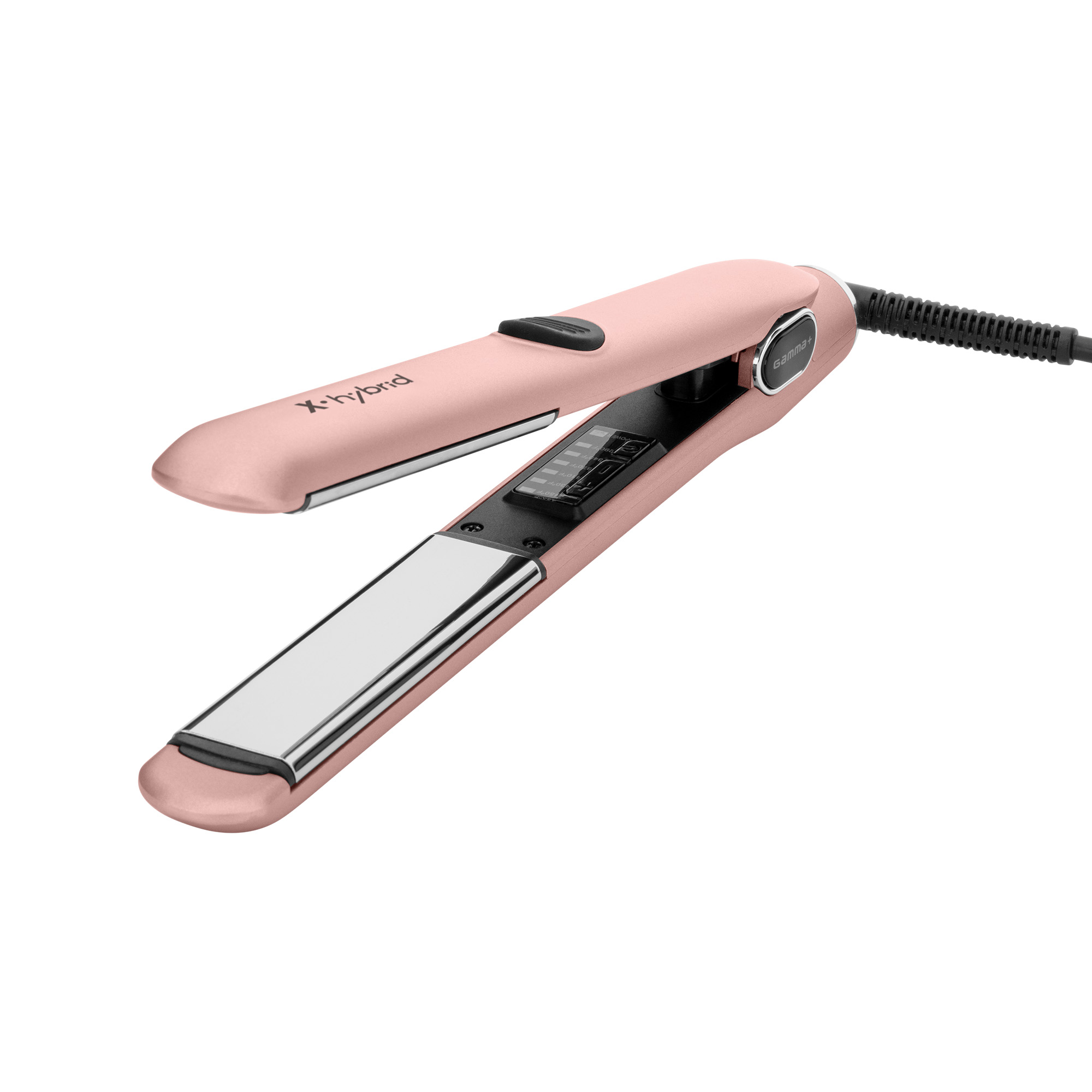 X-Hybrid Flat Iron - Professional 1" Flat Iron with Titanium Floating ...