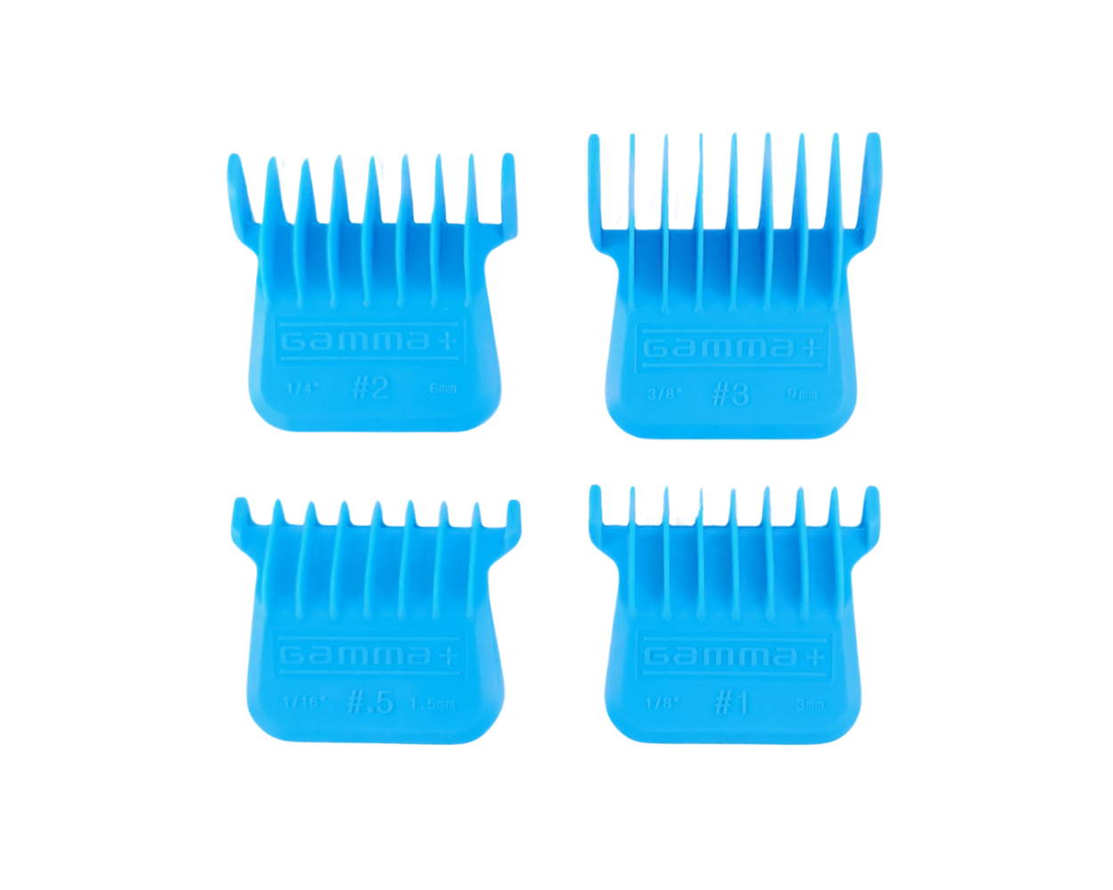 Professional Wide Magnetic Trimmer Blade Guards - Blue